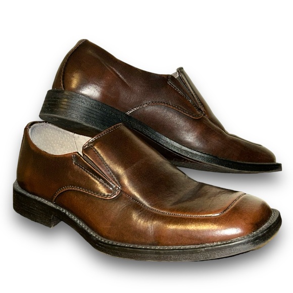 Borelli | Shoes | Borelli Mens Slip On Loafer Square Toe Brown Size 85 ...